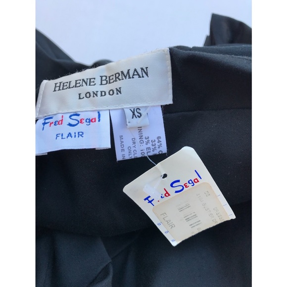 Helene Berman | Dresses | Nwt Helene Berman London Black Strapless ...